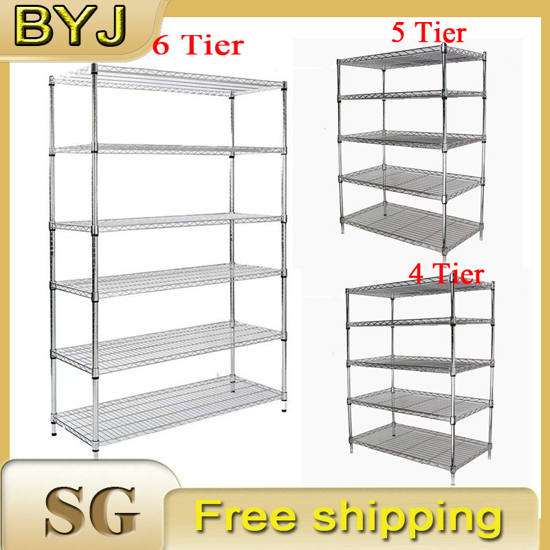BYJ Storage Rack Household Multi-storey Warehouse And Finishing Kitchen ...