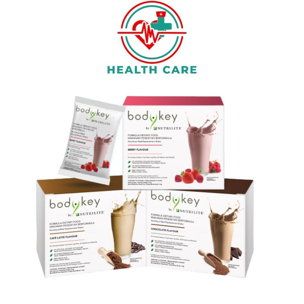 BodyKey by Nutrilite Meal Replacement Shake (Berry/Coffee/Chocolate ...