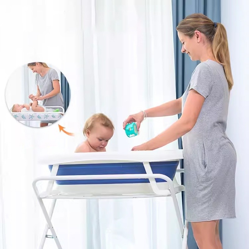 Diaper Changing Table Nursing Stand Baby Changing Table Foldable Diaper ...