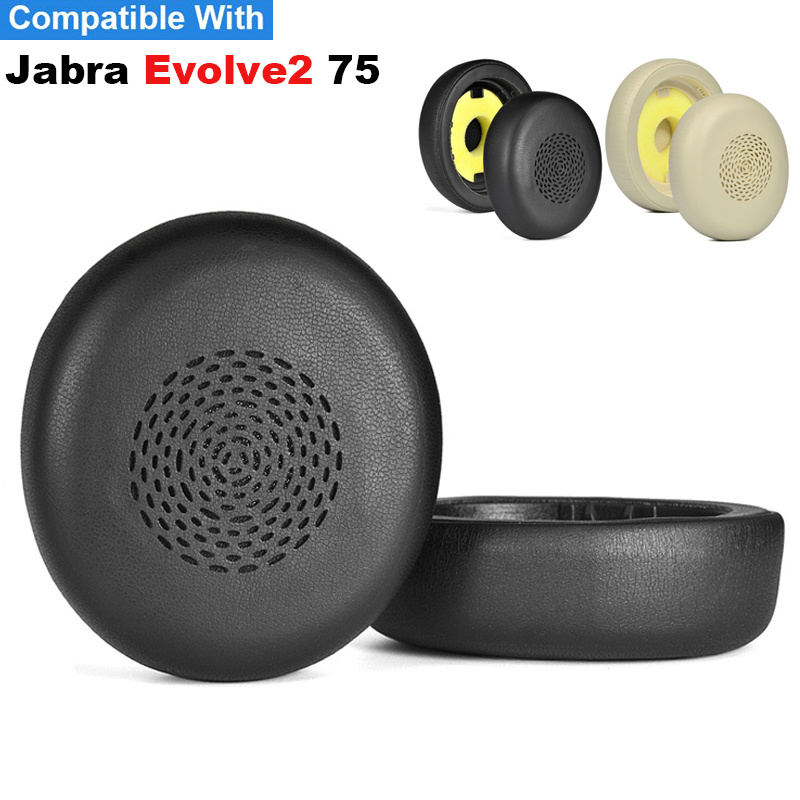 Replacement Earpads for Jabra Evolve2 75 MS USB Headset Replacement ...