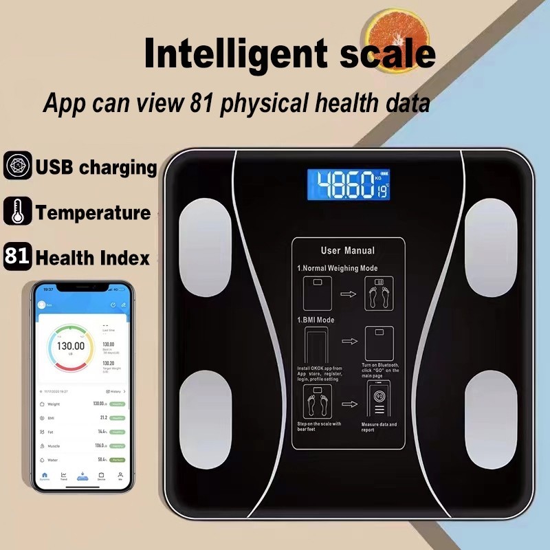 [SG Ready Stock] Digital Weighing Scale Body Fat Weight Scale Household ...