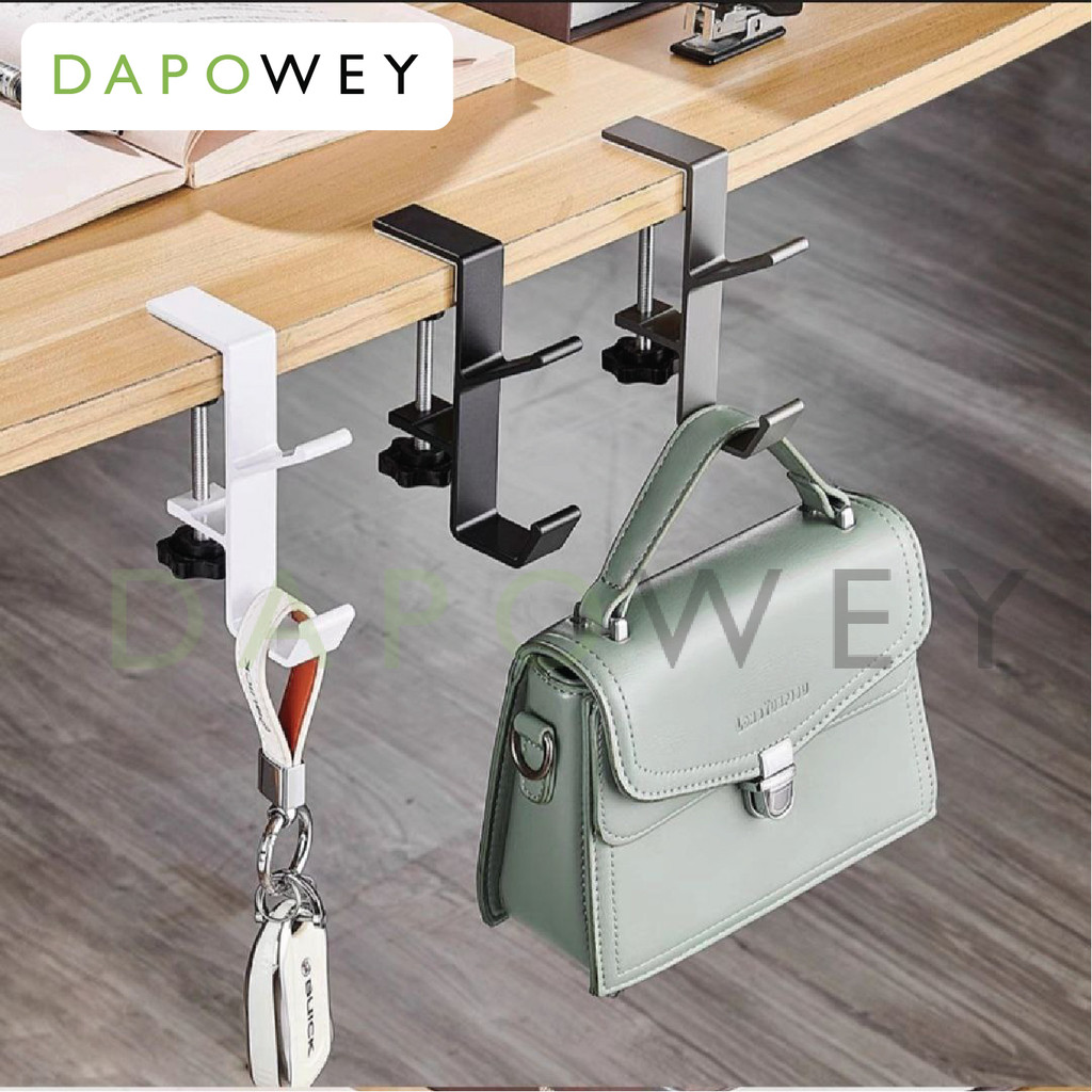 DW Adjustable Hanging Bag Hook Table Portable Folding Table Organizer ...