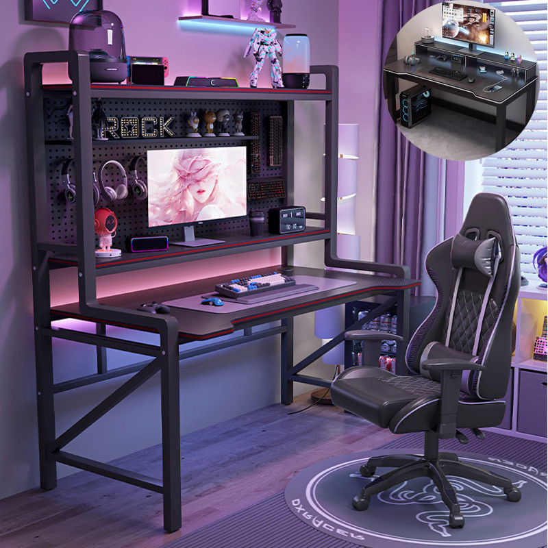 New upgrade Carbon Fibre Computer Table Gaming Table Office Table Study ...
