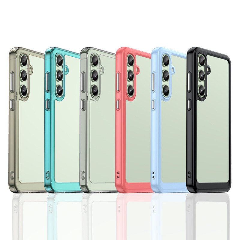 For Samsung S24 FE Case Hybrid Rugged Hard Protection TPU Bumper Crystal Clear Armor Back Cover ...