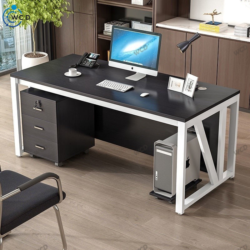 WDD Computer Table Study Table Coffee Table With Storage Simple Solid Wood Office Desk Side ...