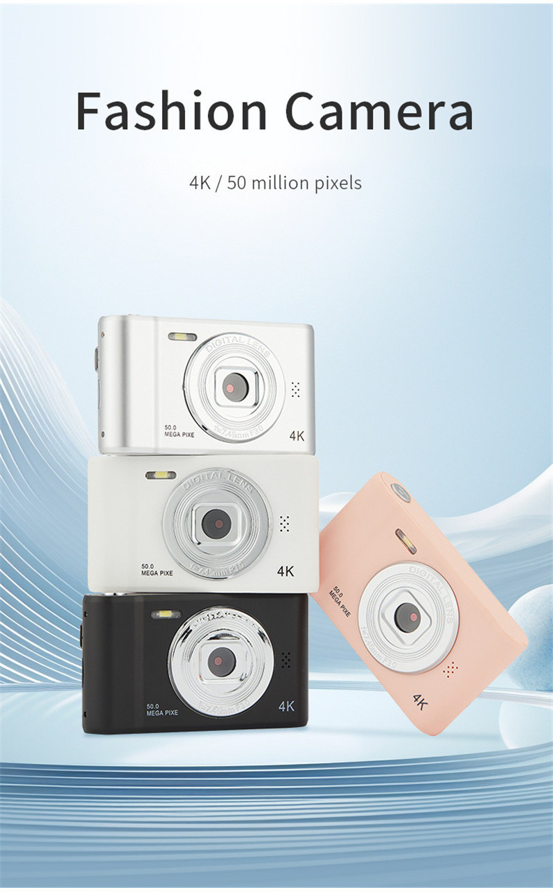 4K Digital Camera 2.4-inch screen Entry-level mini photography ...