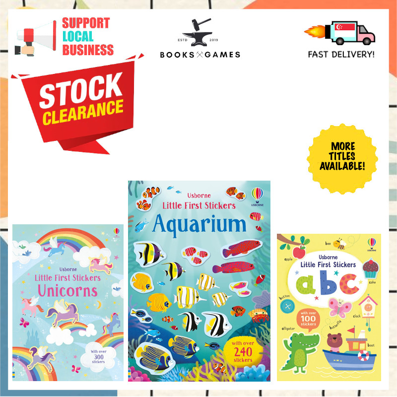 [🇸🇬 SG STOCK MEGA CLEARANCE] USBORNE First Little Sticker Book ...