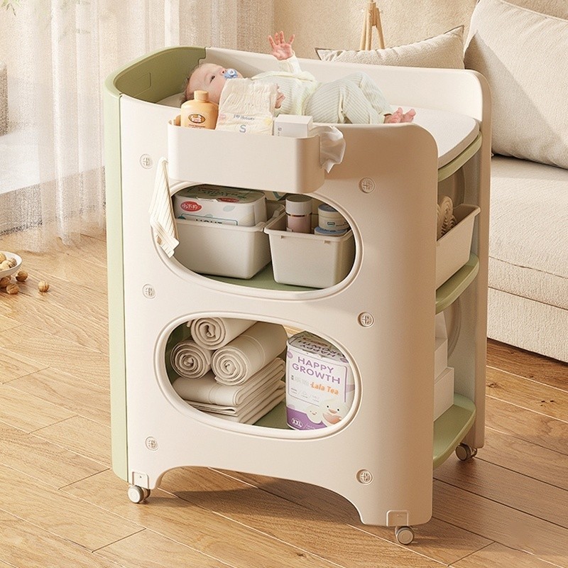 Diaper Changing Table Mobile Baby Changing Table Bathing Baby Bed ...