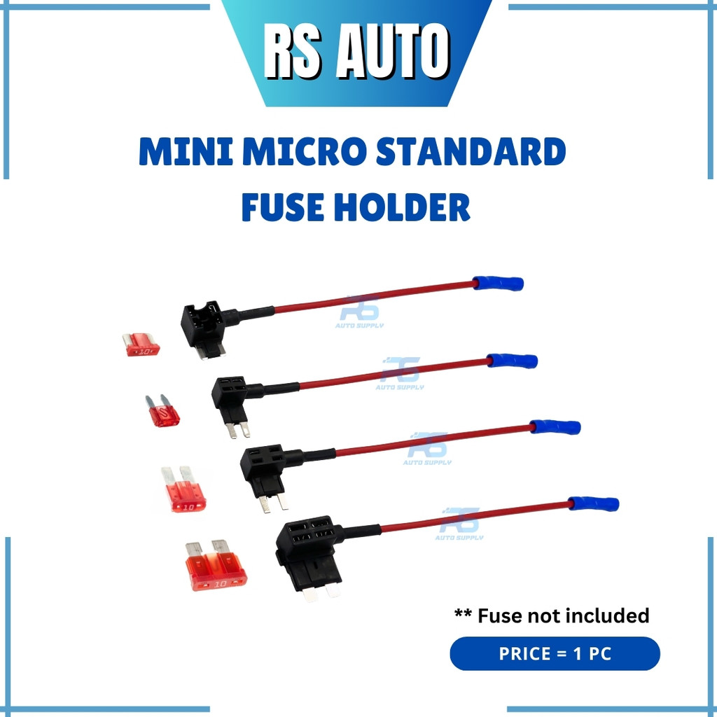 Fuse Holder Mini Micro Standard Add-A-Circuit Fuse Extension Car Tap ...
