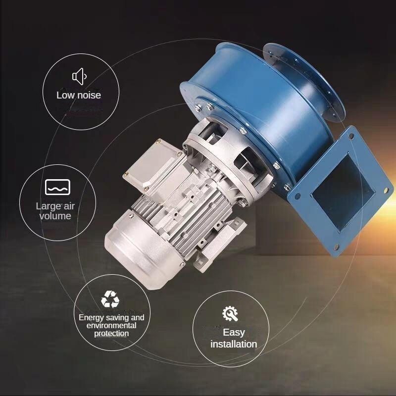 Low Noise Exhaust Steam Blower Small Industrial Boiler Induced Draft ...