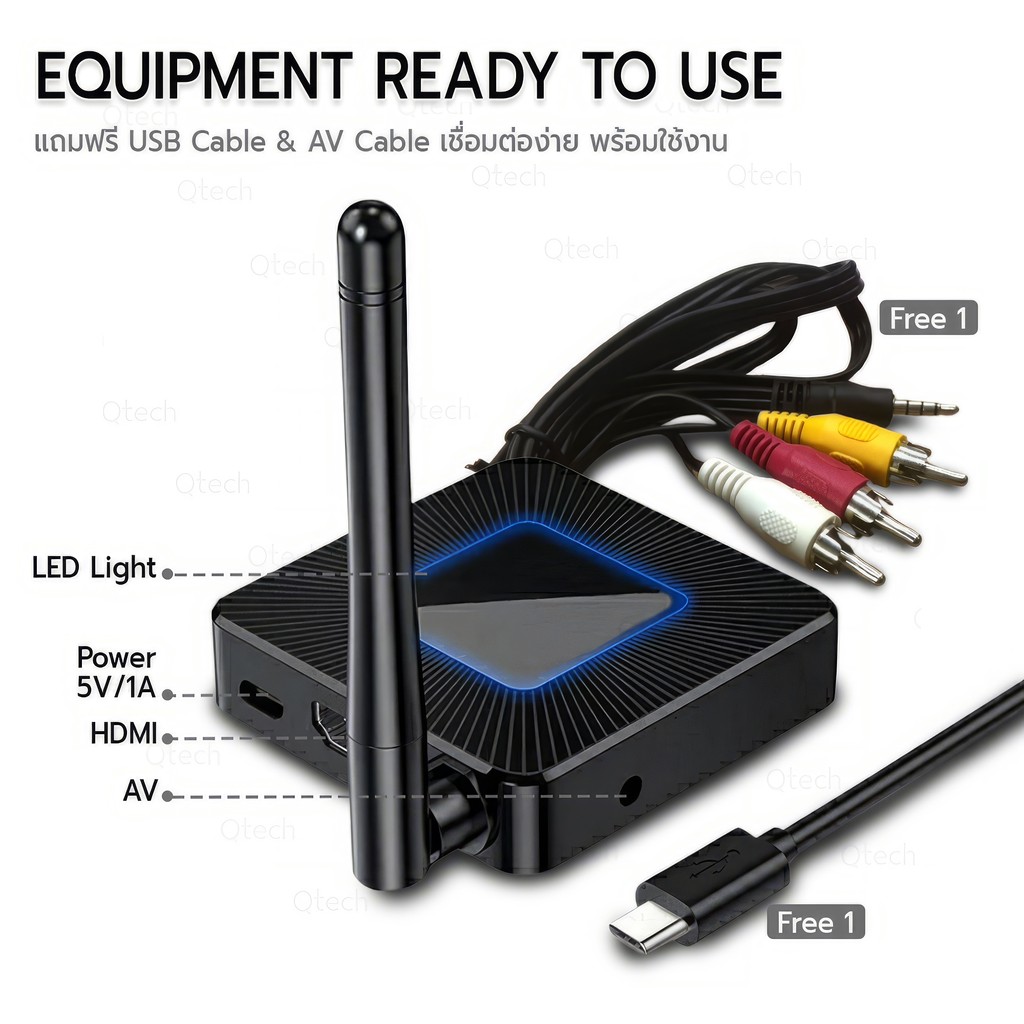 9Gadget-Wifi Display Dongle Signal Box Connect Mobile Phones To Tv ...