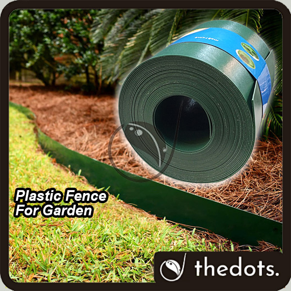 Border Fence Garden Landscape Edge Lawn Edging / Pagar Plastik Landskap ...