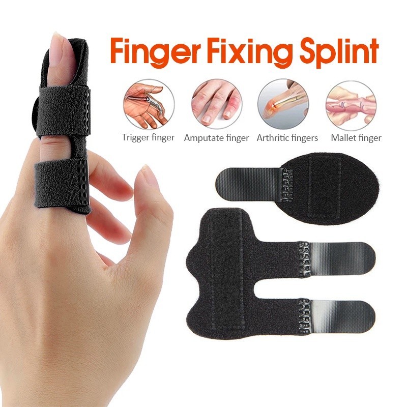 Pain Relief Finger Support Trigger Corrector Finger Fixing Splint Brace ...