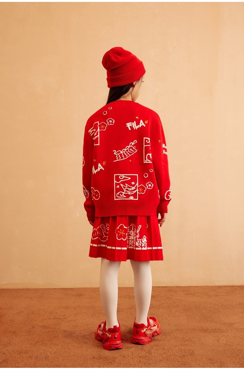 [ CNY Collection ] FILA KIDS ORIGINALE Chinese New Year Girl's Cardigan ...