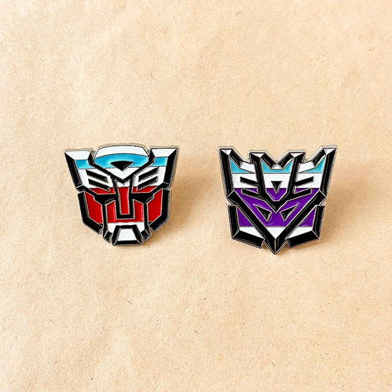 New Transformers Metal Badge Brooch Cartoon Megatron Optimus Prime ...