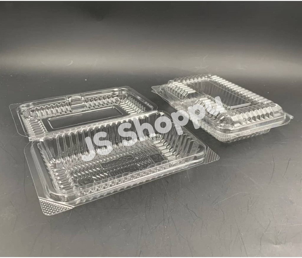BENXON L01H Kuih Container with Lock (50pcs±) Disposable Plastic Clear ...