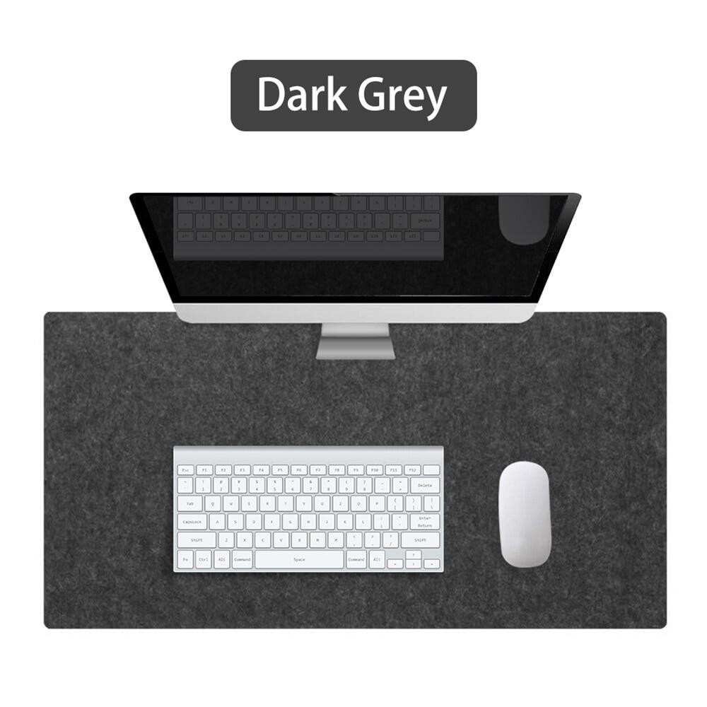 TBTIC Large Size Office Computer Desk Protector Mat Table Wool Felt ...