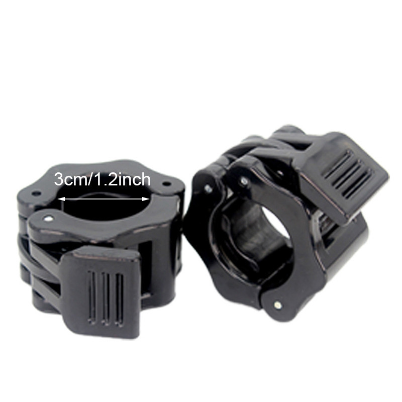 25mm 28mm 30mm Barbell Collar Lock Dumbell Clips Clamp Weight Lifting ...