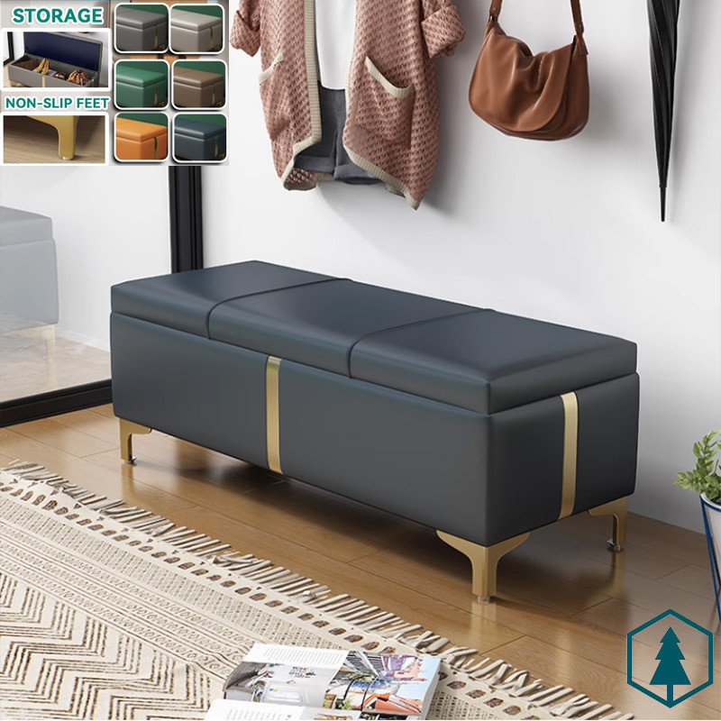 GT Shoe Rack Bench Sitting Integrated Storage Stool Bed End Cloakroom ...