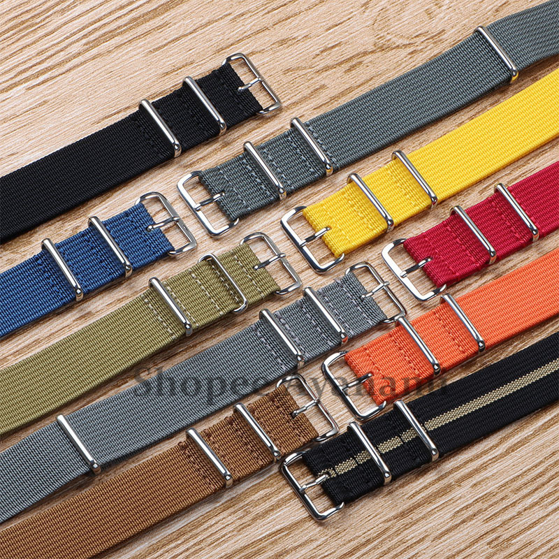 18mm 20mm 22mm Nylon Watch Strap NATO Canvas Bracelet for Seiko Watch ...