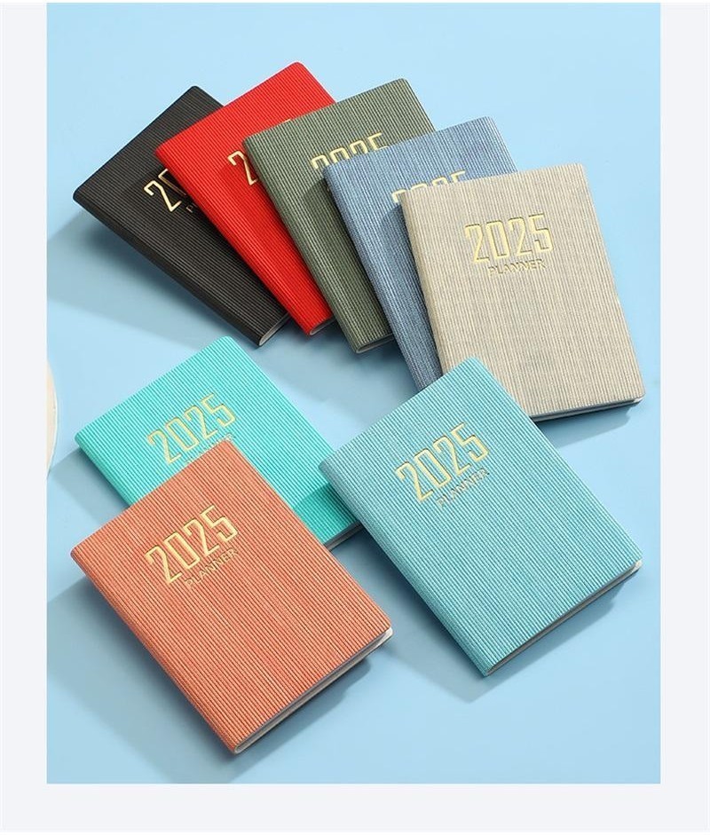 Ossayi Portable 2025 Daily Weekly Planners A7 Schedule Notebooks ...