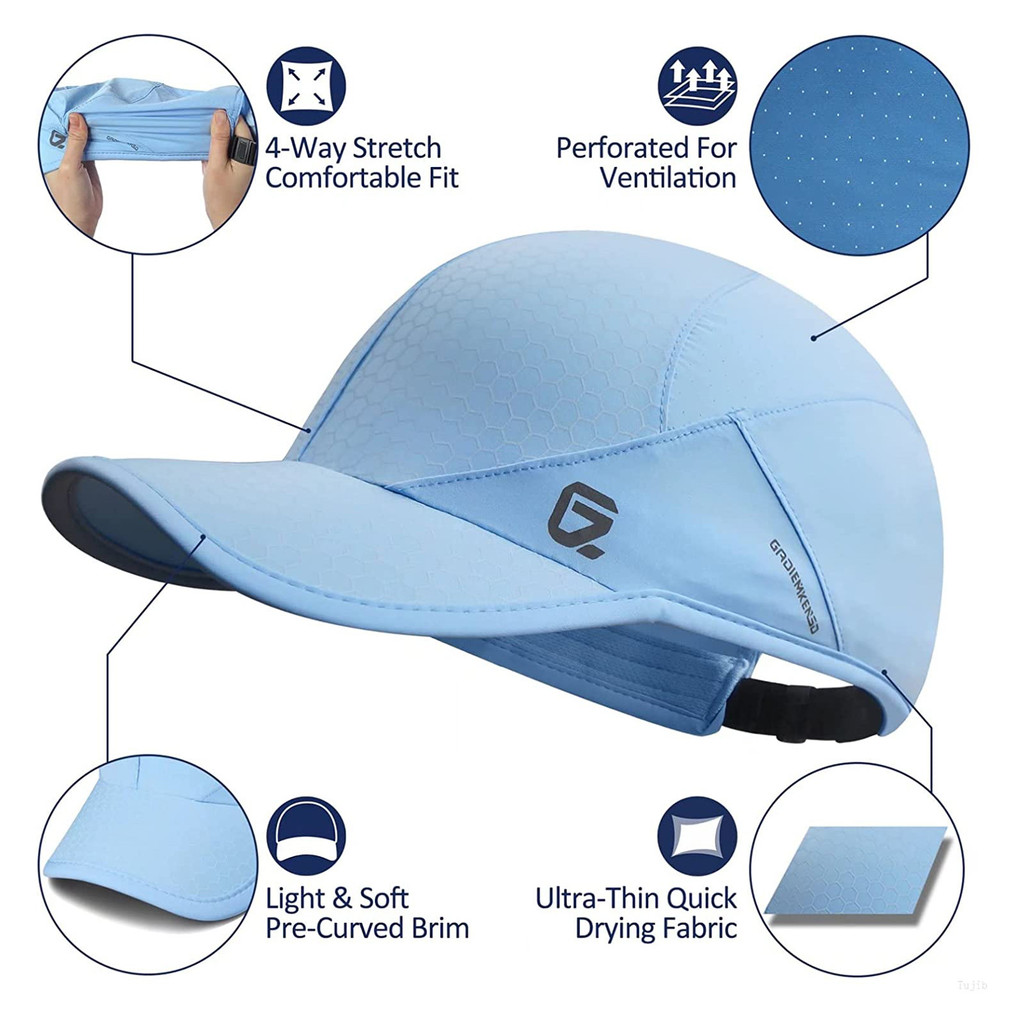 Summer Lightweight Quick Dry Running Cap for Men Women Golf Caps ...