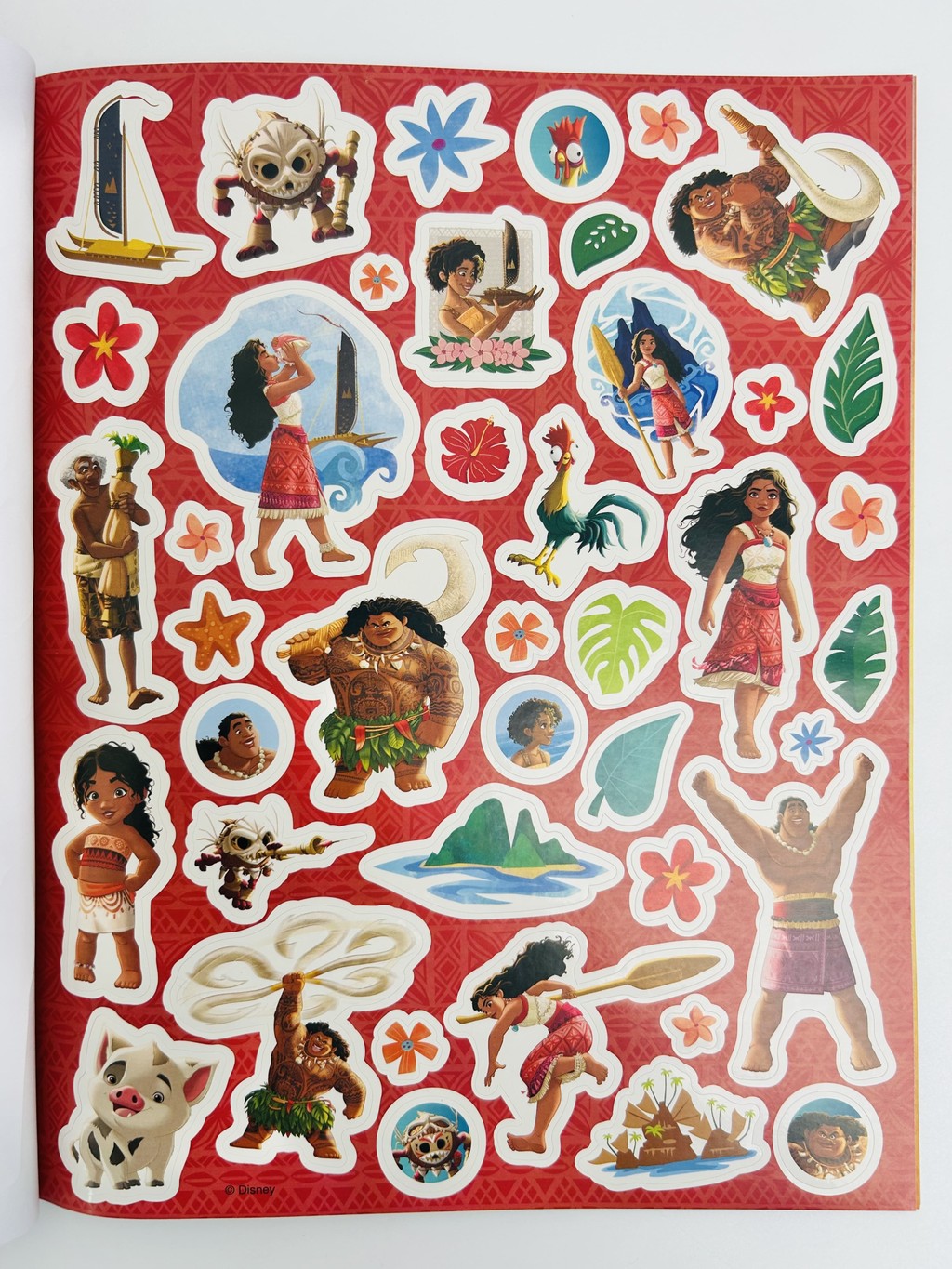 Disney Moana 2 Giant Stickers Book For Kids With Fun Activities Puzzles ...