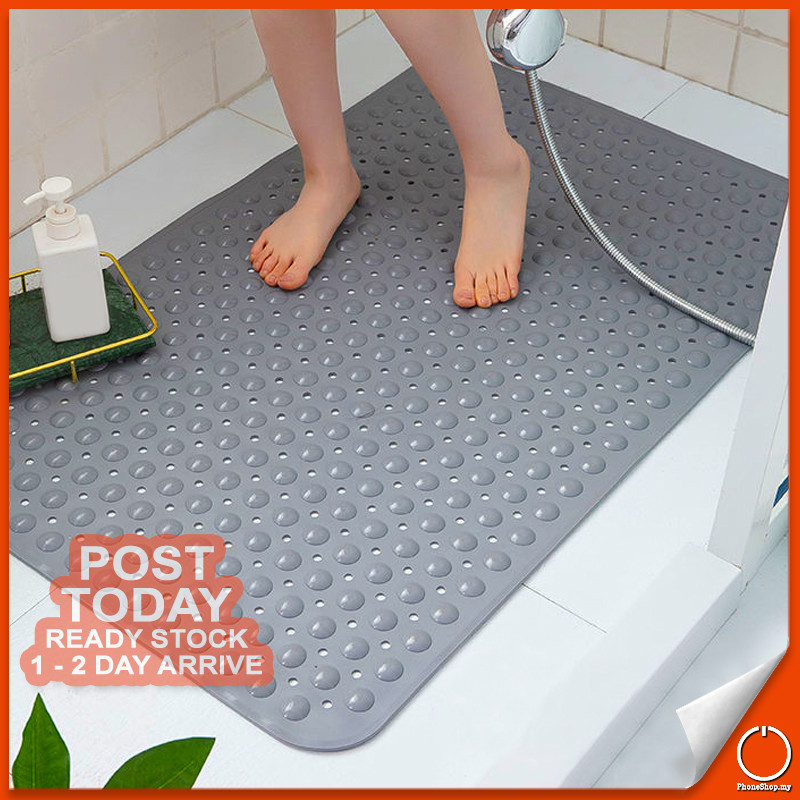 ANTI-SLIP Bathtub Shower Mat Bathroom Toilet Bath Floor Rug Pad ...
