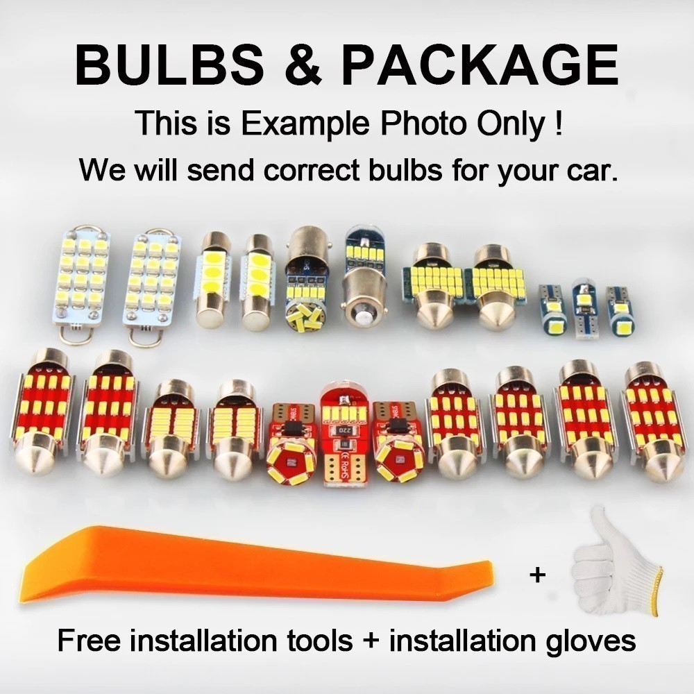 7Pcs LED Bulb Interior Dome Map Reading Trunk Light Kit For Suzuki ...