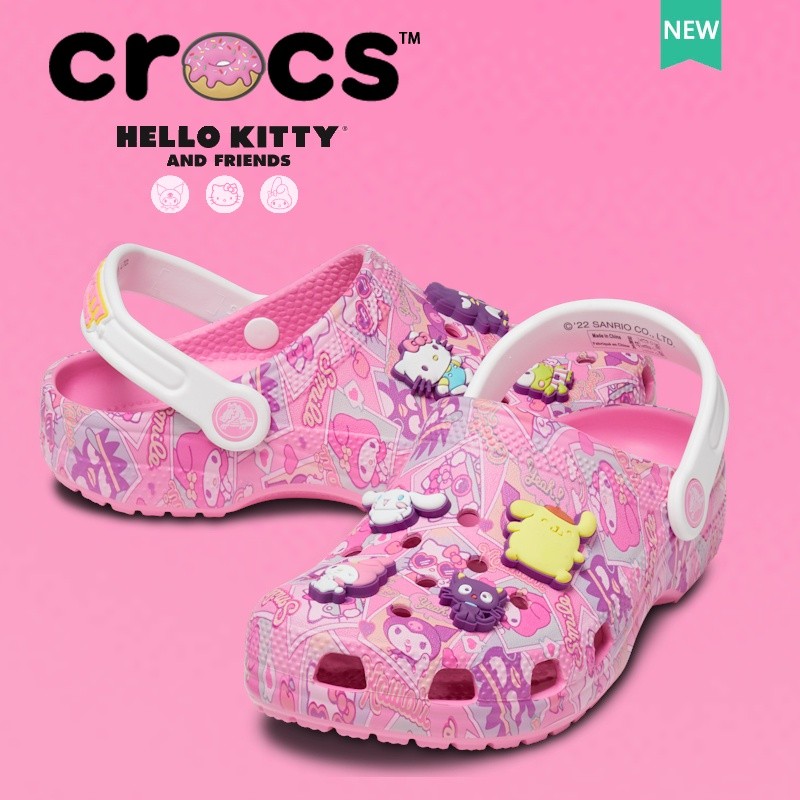 Crocs kids HELLO KITTY AND FRIENDS KIDS CLASSIC CLOG |208103 | Shopee ...
