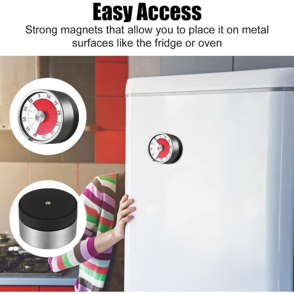 Digital Kitchen Timer Visual timers Cooking Tool Large LED Display ...