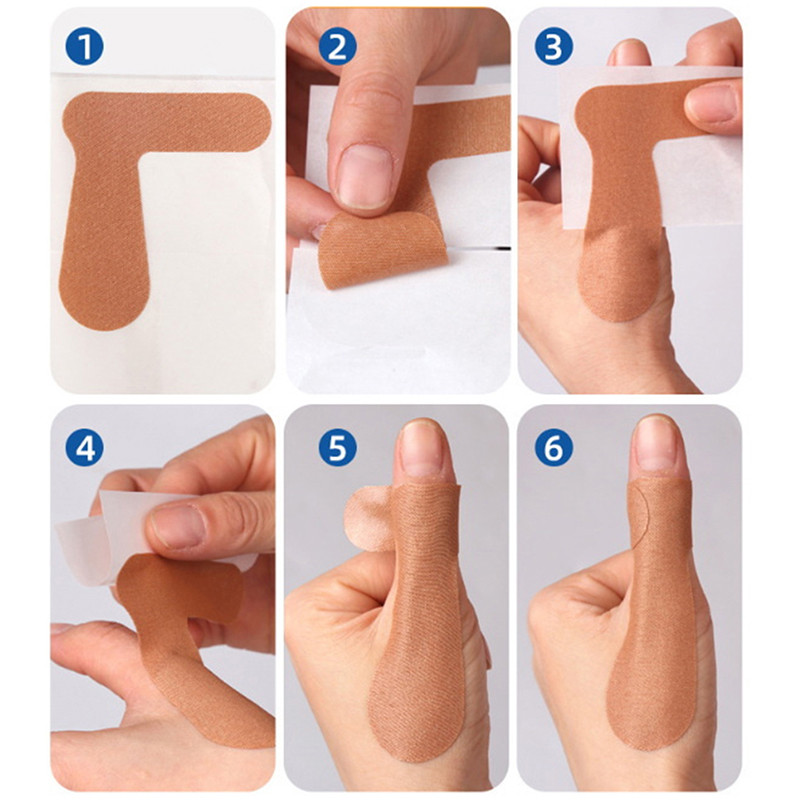 5 Sheets Non-woven Fabric Toe Separator Patches Bunion Hallux Valgus ...