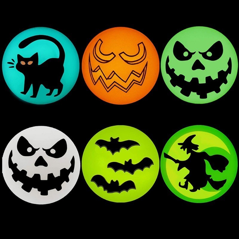 5/20PCS Halloween Glow in The Dark Eyeball Toys - Kids Gift Elastic ...