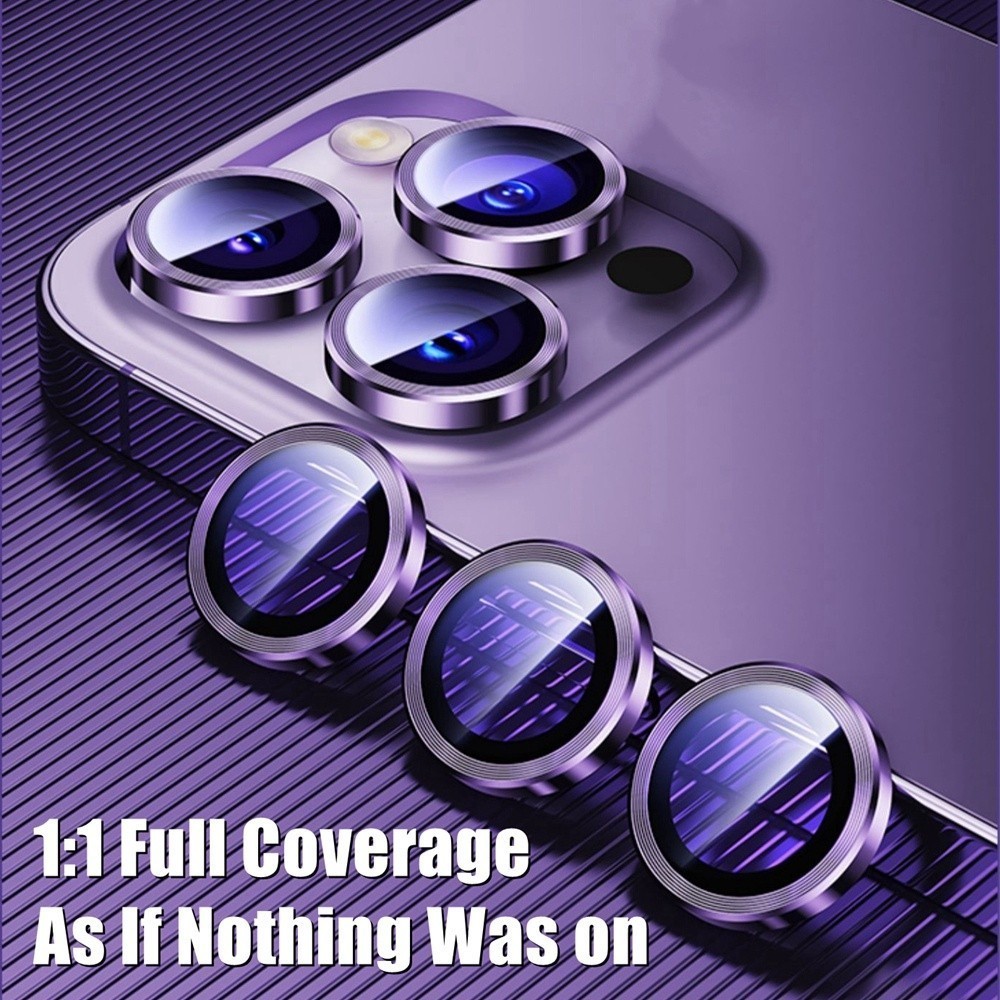 Desert Titanium Camera Lens Protector For iPhone 16 15 14 13 12 11 Pro ...