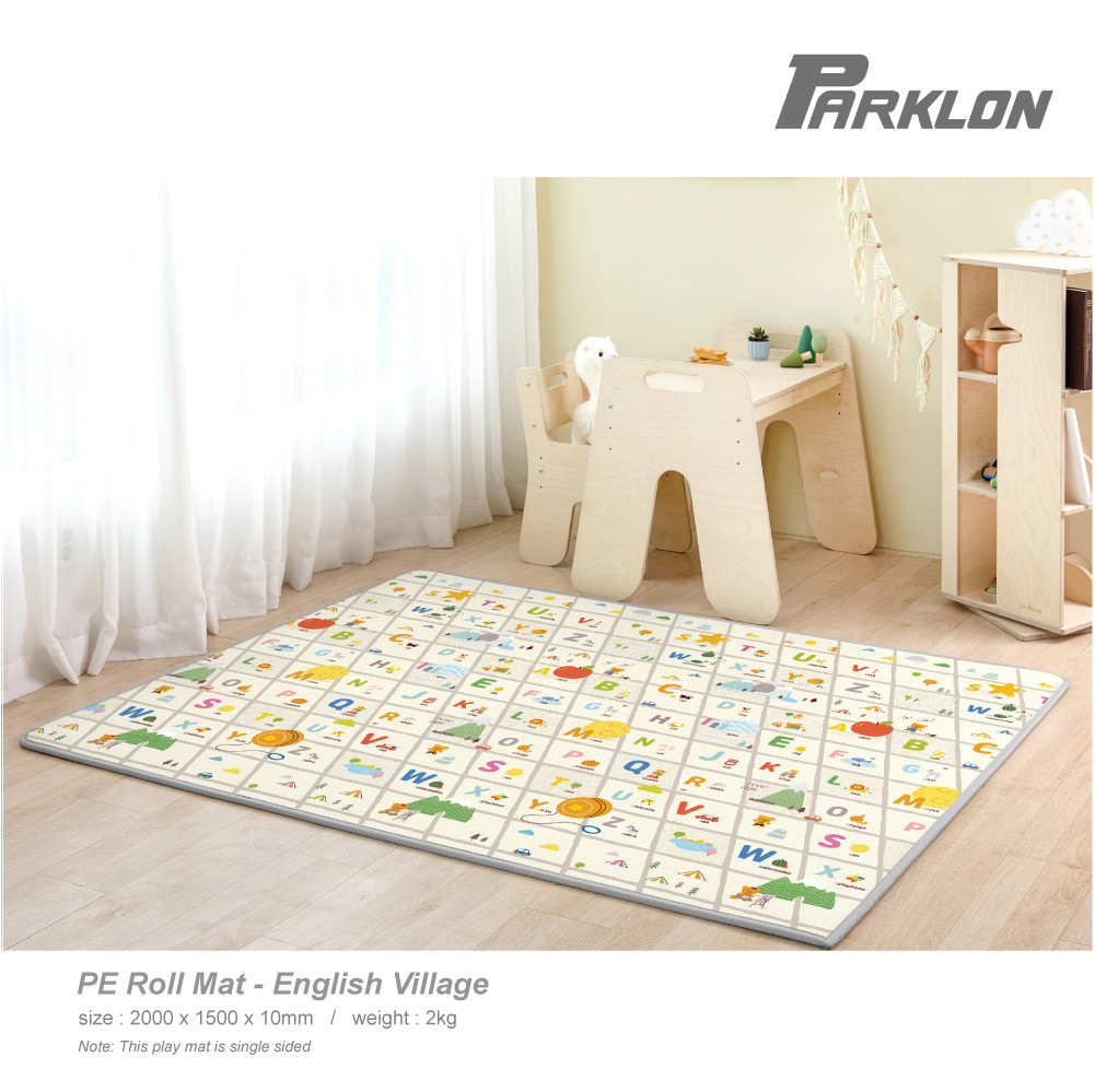 Parklon Single sided PE Roll Mat English Village (10mm thick) | Shopee ...