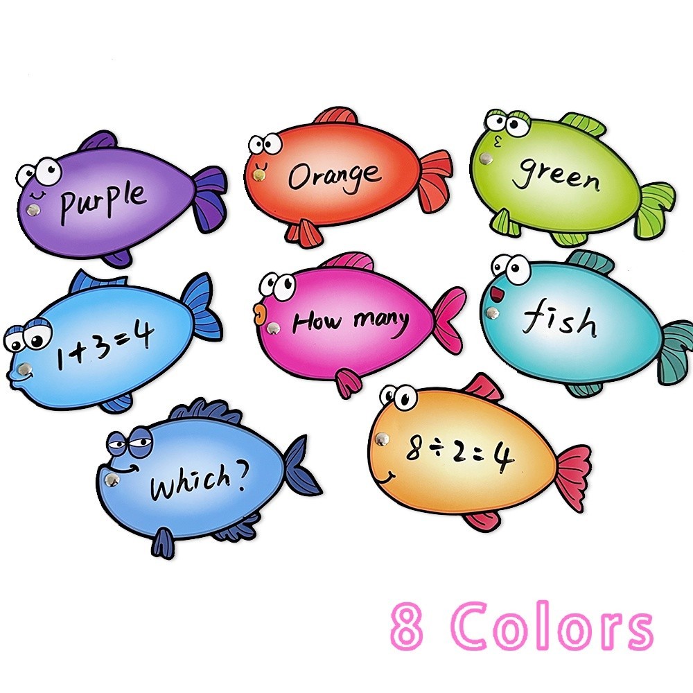 Children's Magnetic Fishing Game Parent-child Interactive Preschool DIY ...