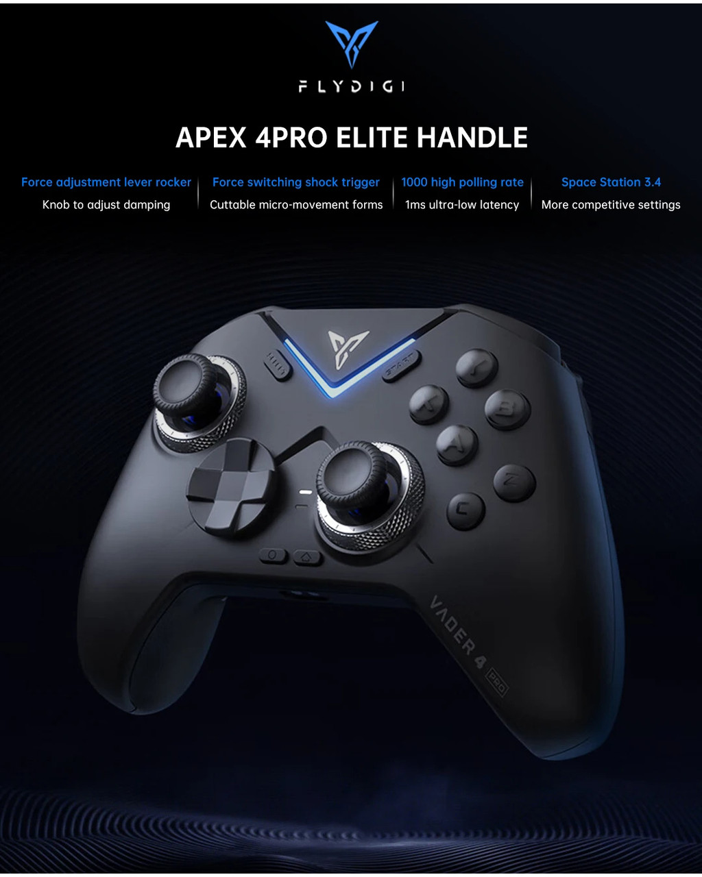 2024 New Flydigi VADER 4PRO/VADER 3 / VADER 3 PRO Bluetooth Wireless ...