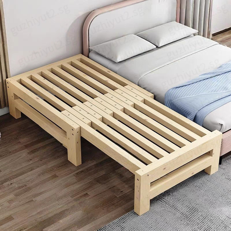 Solid Wood Bed Frame Sofa Bed Tatami Bed Expandable Bed Multifunctional ...