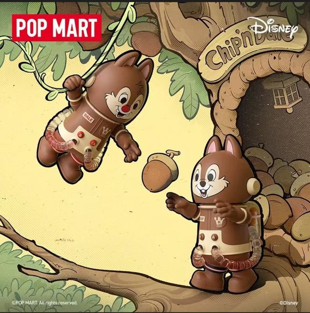 [POPMART]Genuine Goods in Stock MEGA SPACE MOLLY 100% Chip N Dale 100 ...