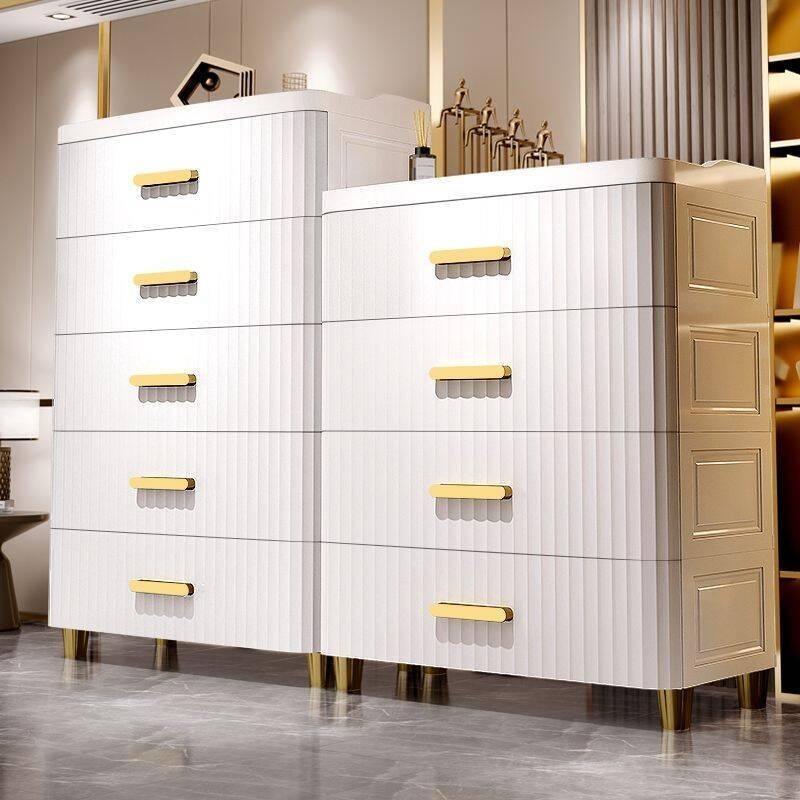 70cm 56cm 45cm White Cabinet Storage Cabinet / Drawer Cabinet Organizer ...