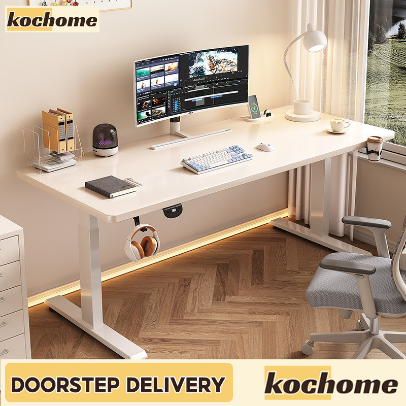 Koc Computer Table 80cm Adjustable Small House Standing Desk 3 Memory ...