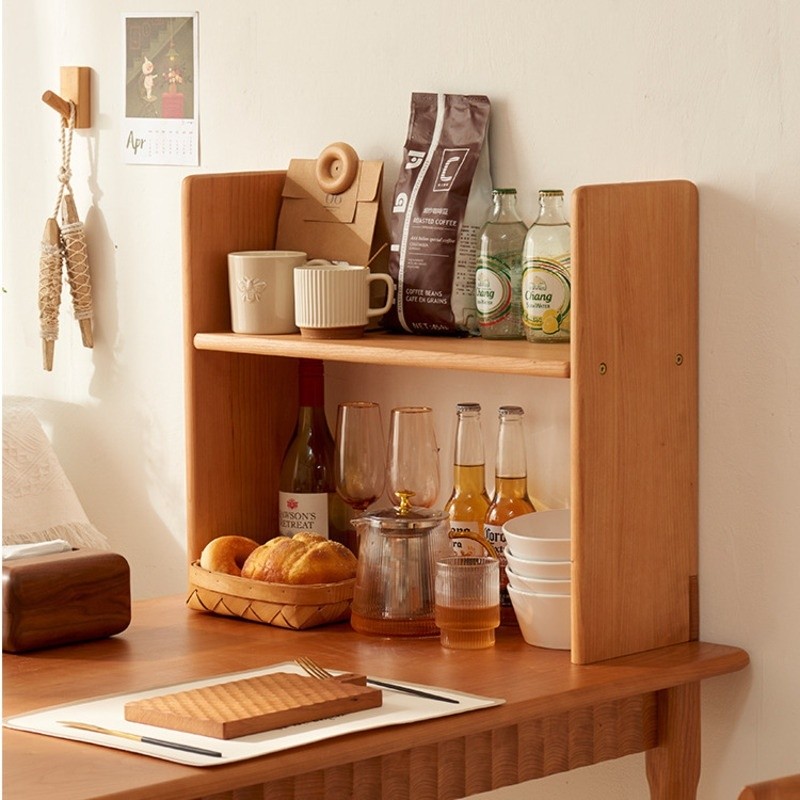 Solid Wood Desk Organiser Easy Table Organiser Vertical Stationery ...