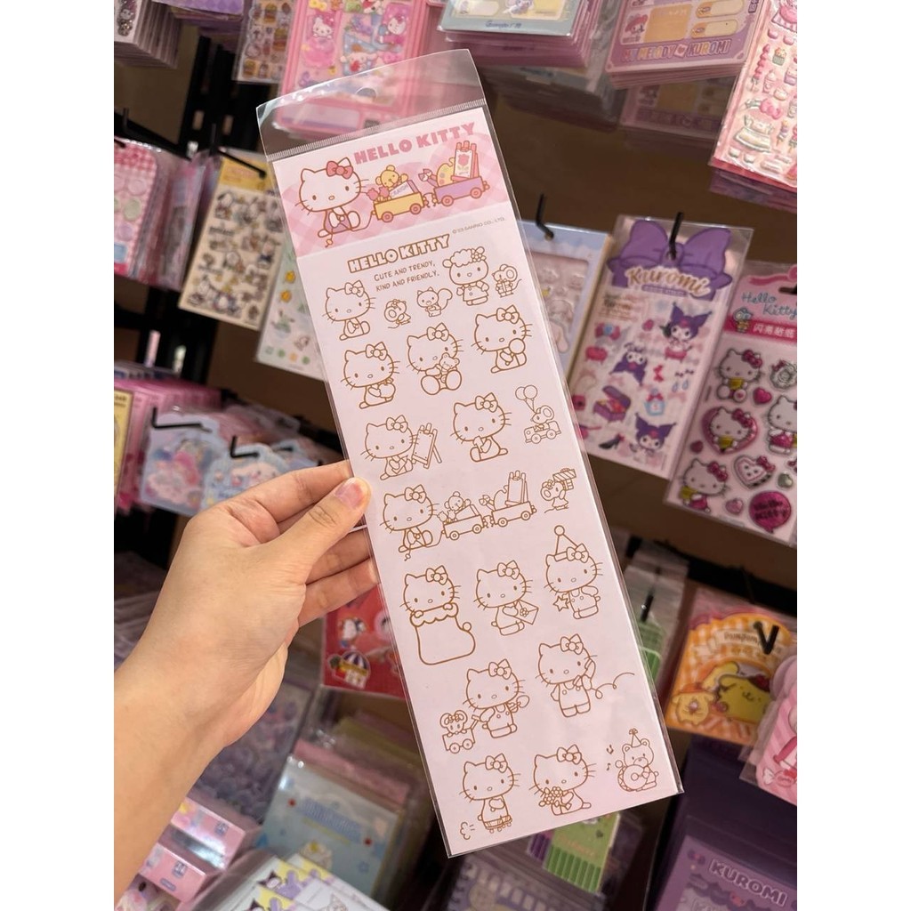Hello Kitty Coloring Sticker | Shopee Singapore