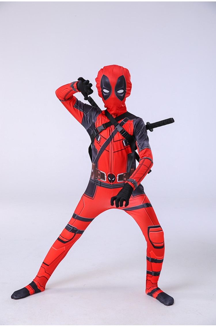 Deadpool Deadpool One-Piece Tights Halloween Costume Children ...
