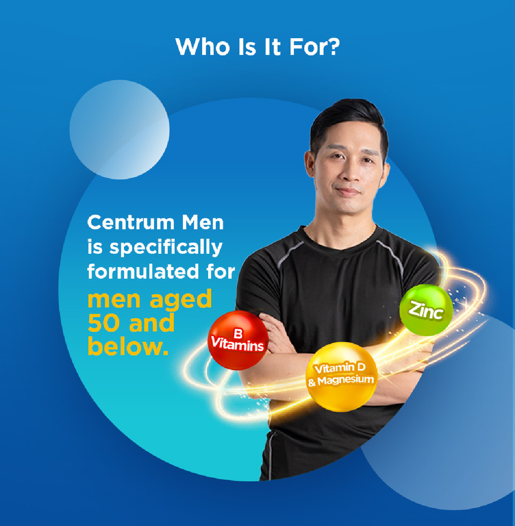 [2 Pack] CENTRUM Multivitamin Supplement for Men, Energy, Vitality ...