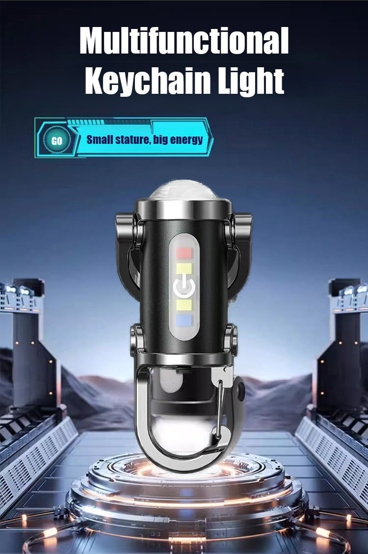 💡💡[Super Bright LED]Waterproof Ultra-Bright Keychain Flashlight ...