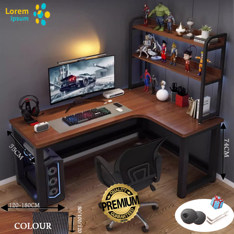 ELE Computer Table Corner Desk Office Study Table Office Commercial ...