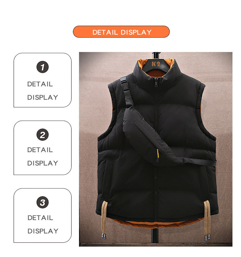 Ready Stock Double-Sided Wear Autumn Winter New Style Vest Thickened ...
