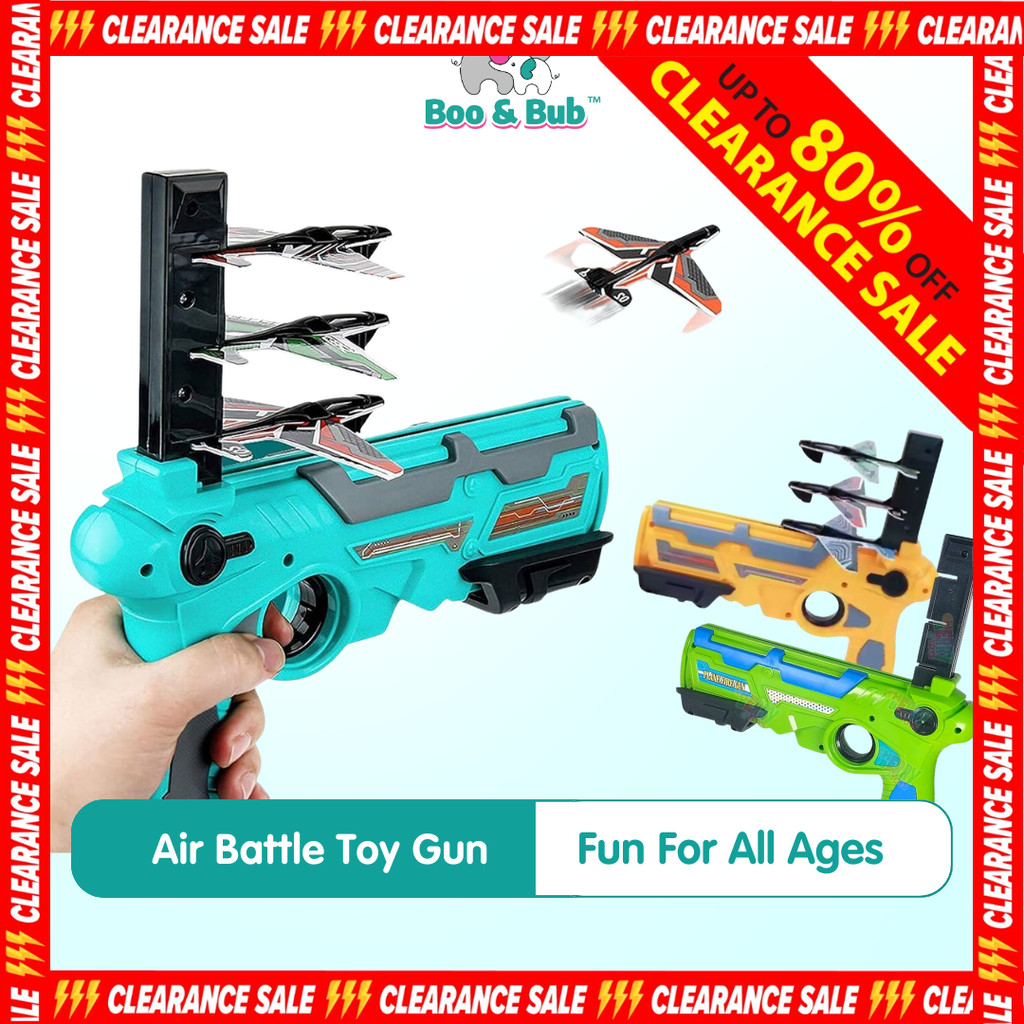 Air Battle Airplane Glider Toy Gun | Flight EVA Soft Aircraft Flying ...