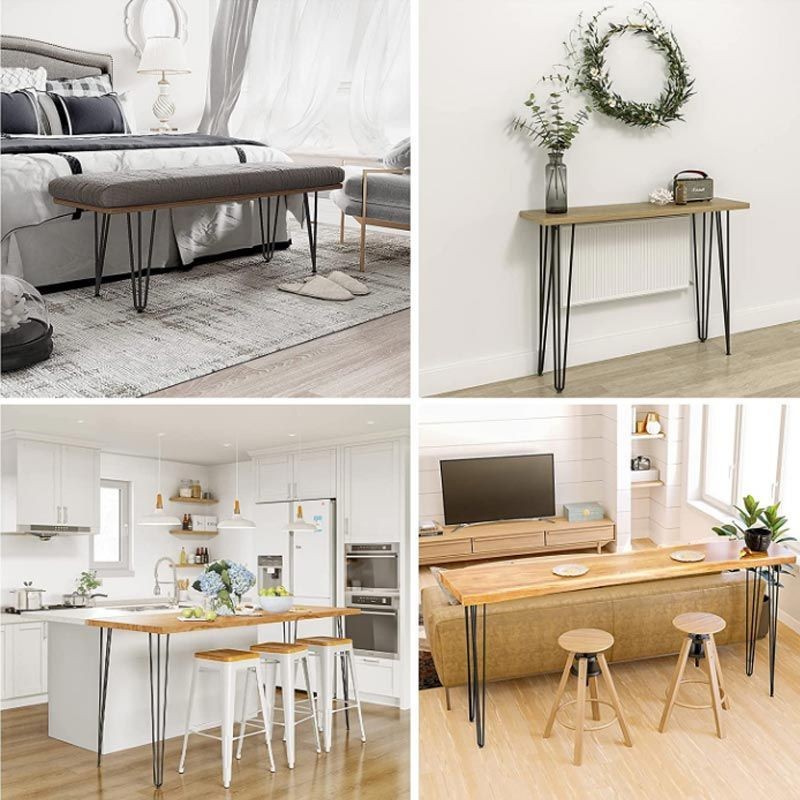 Iron Table Leg Bracket Office Book Table Leg Support Bar Coffee Table ...